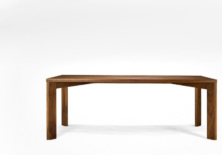 Cordoba solid wood table with extensions. Handcrafted in our workshop.