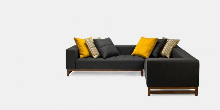 Cara contemporary sectionnal sofa. Handcrafted in our workshop.